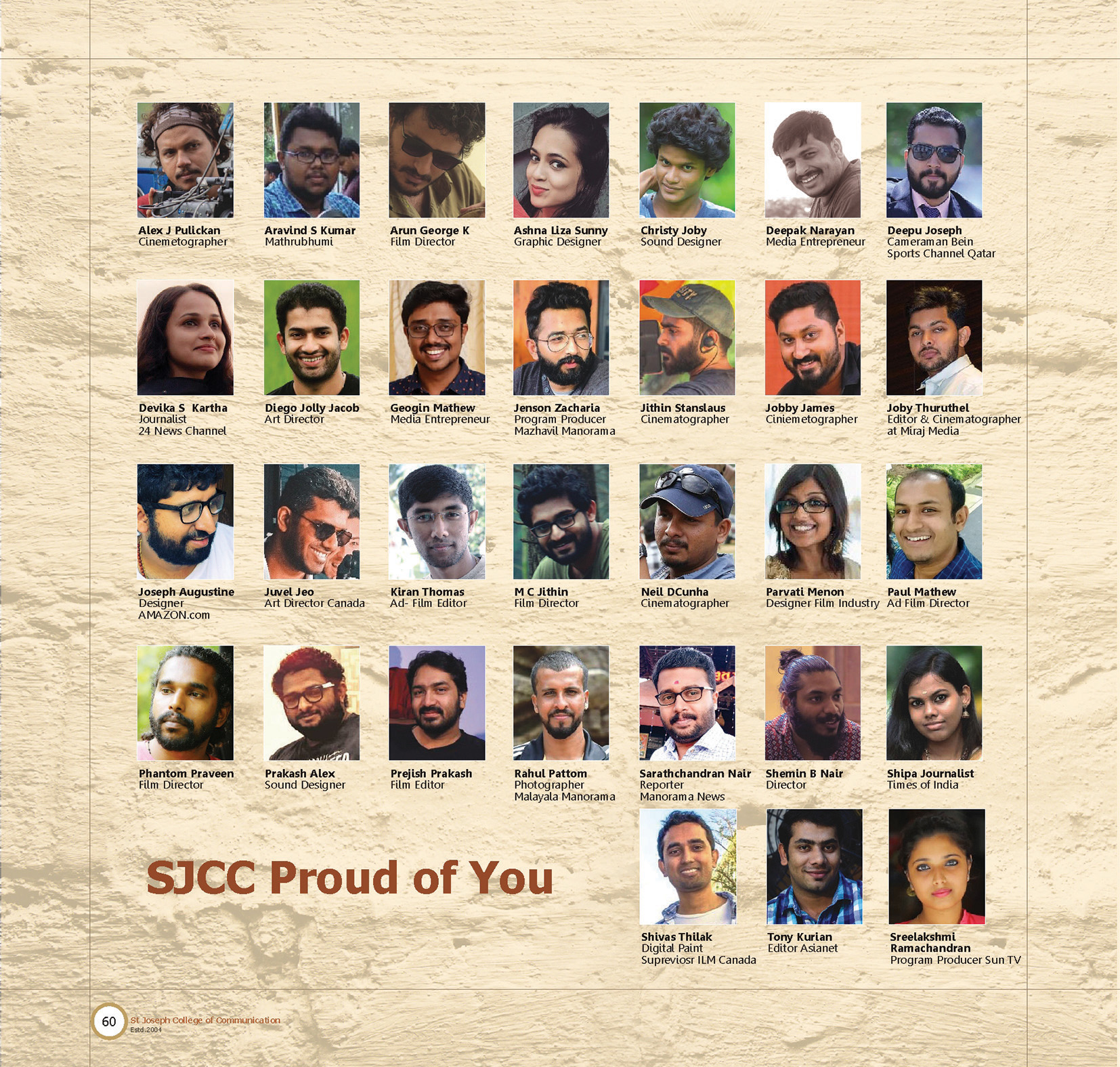 Alumni | St Joseph College of Communication